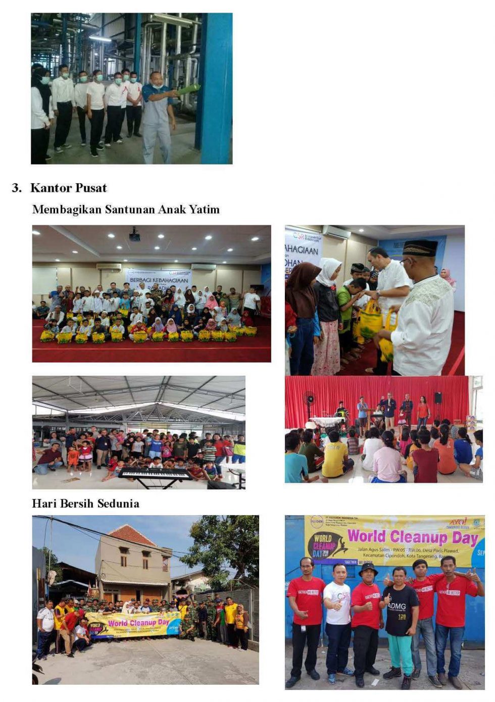 Tanggung Jawab Sosial Perseroan | Polychem Indonesia